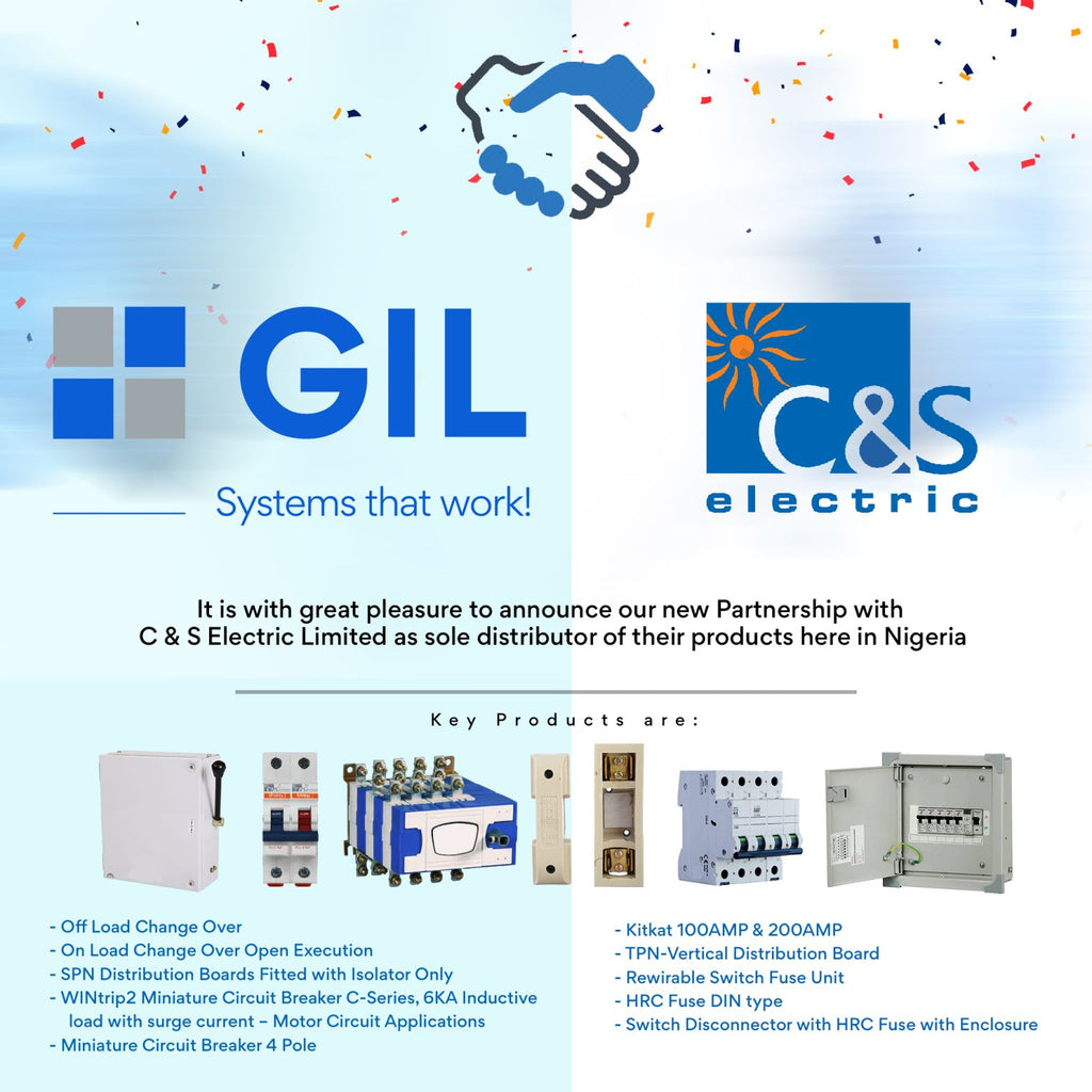 GIL Automations - Sole Distributor of C & S Electric Products in Niger ...