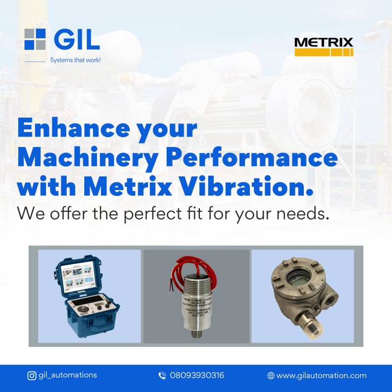 Enhance Your Machinery Perfomance with Metrix Vibration – gilautomation