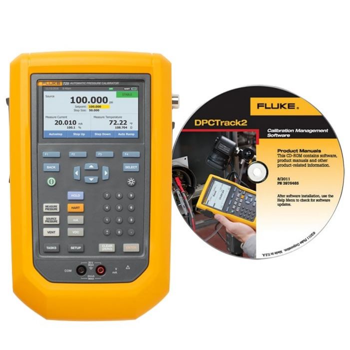 Fluke 729/750SW BU Automatic Pressure Calibrator, w/DPC Track2 Bundle ...